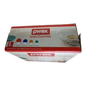 Pyrex | Kitchen | Pyrex Smart Essentials Glass Mixing Bowls With Lids ...